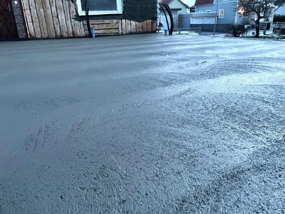 Gjuten betongplatta - Husgrund - MA Entreprenadteknik